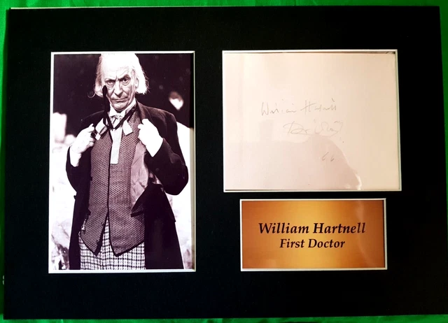 WILLIAM HARTNELL FIRST Doctor Who Authentic Signed Autograph ...