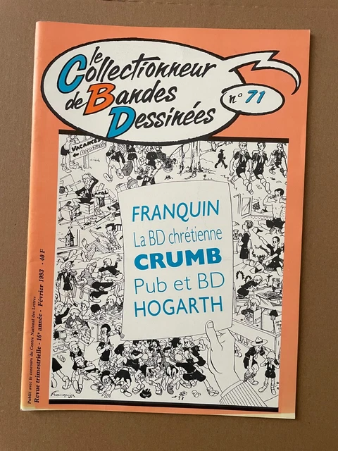 &LE COLLECTIONNEUR DE Bandes Déssinées" N° 71 BDM revue d'étude 1993 ...