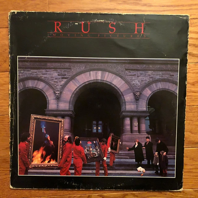 RUSH - MOVING Pictures LP Mercury SRM-1-4013 1981 Pressing Masterdisk ...
