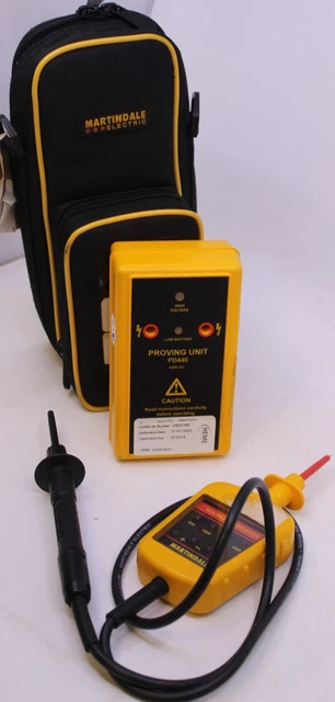 MARTINDALE PROVING UNIT PD440 And Voltage Indicator VI13800 £39.99 ...