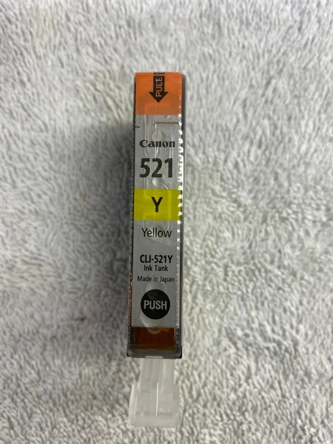 CARTOUCHE D'IMPRIMANTE JAUNE authentique Canon CLI-521Y EUR 5,24 ...