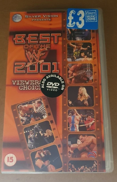 SILVER VISION PRESENTS Best Of The WWF 2001 Wrestling VHS Video Tape PAL WWE WCW £4.99 - PicClick UK