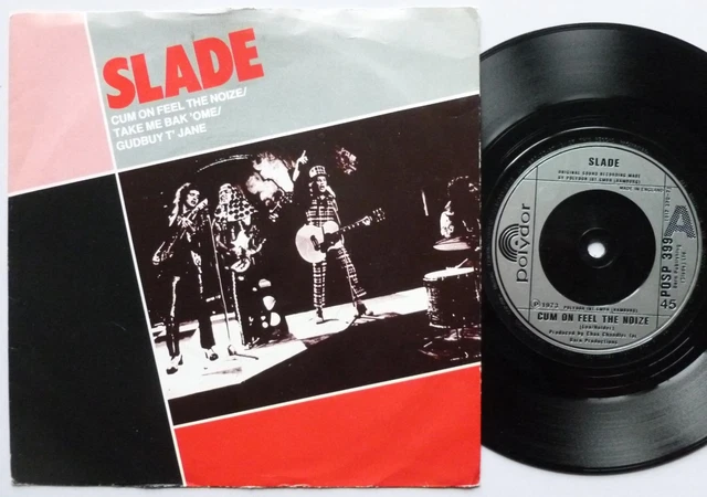 SLADE CUM ON Feel The Noize 7" Polydor POSP339 EX/VG 1982 picture ...