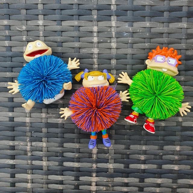 COMPLETE SET 1998 Nickelodeon Rugrats Koosh - Tommy, Angelica, Chuckie ...