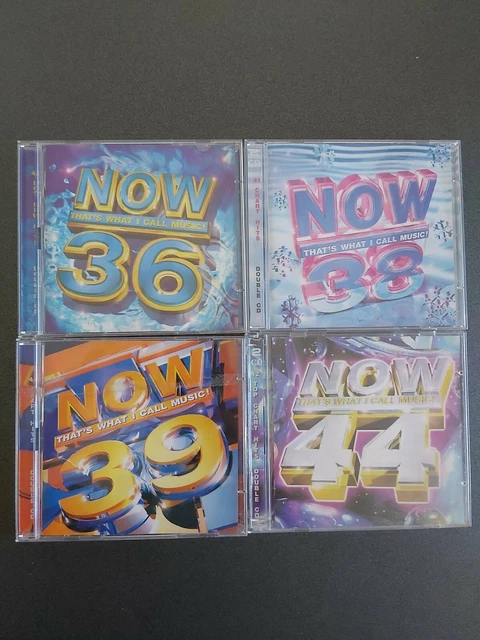 NOW THATS WHAT I Call Music Cds Now 36, 38, 39, and 44 £1.75 - PicClick UK