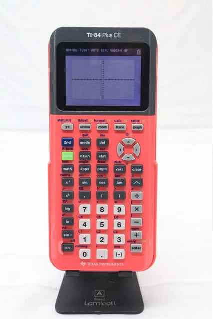 TEXAS INSTRUMENTS TI-84 Plus CE Graphing Calculator Pink Cover Cable ...