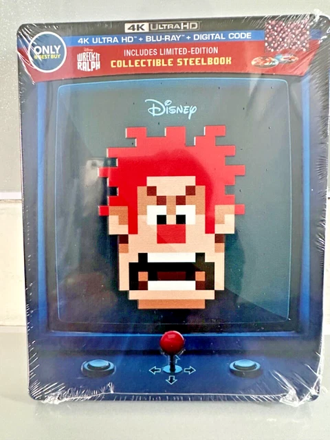 WRECK IT RALPH Steelbook 4k UHD Ultra HD New Sealed UK Edition Fast ...