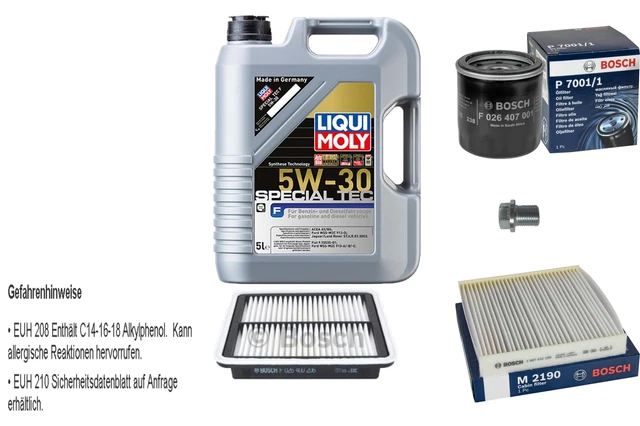 BOSCH INSPECTION SET 5L Liqui Moly Special Tec F 5W-30 Pour Subaru Legacy V EUR 107,46 - PicClick FR