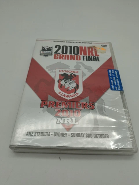 ST GEORGE SAINTS - 2010 Premiers - NRL Football Grand Final DVD Rugby ...