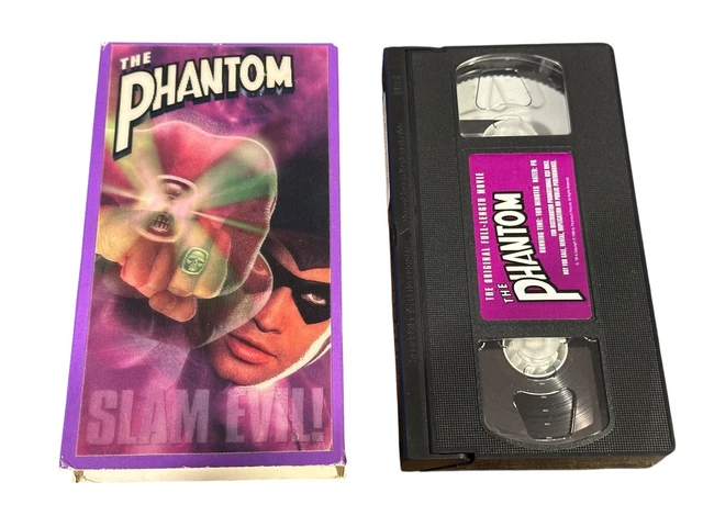 THE PHANTOM VHS 1996 Adventure Original Rental Screening Paramount Demo ...