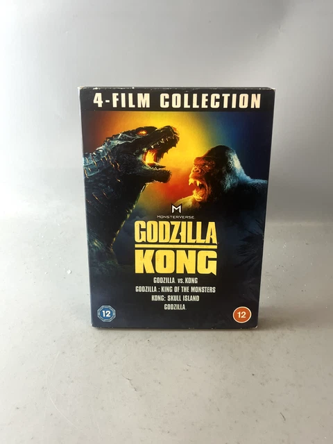 GODZILLA & KONG 4-Film Collection (DVD, 2021) R2 Free p&p EUR 24,06 ...