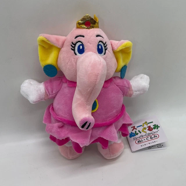 SUPER MARIO BROS. Wonder Elephant Princess Peach Plush Doll Soft Toy ...