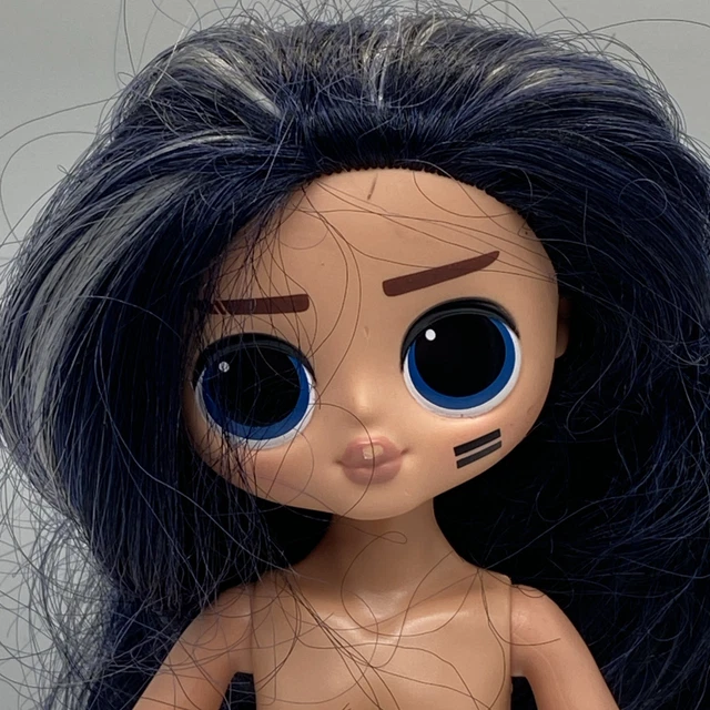 LOL SURPRISE OMG Nude Rocker Boi Boy Doll Long Black Hair $24.95 ...