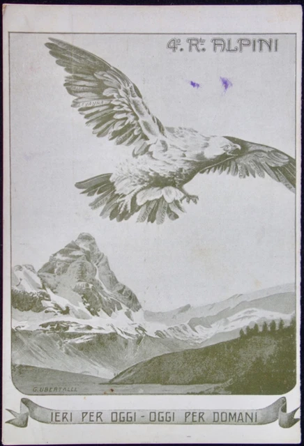 ALPINE 4TH REGIMENT Postcard Regio Army dis. G. Ubertalli £30.78 ...
