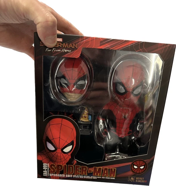 MARVEL SPIDER-MAN UPGRADED Suit Egg Attack Figure Far From Home EAA-099 ...
