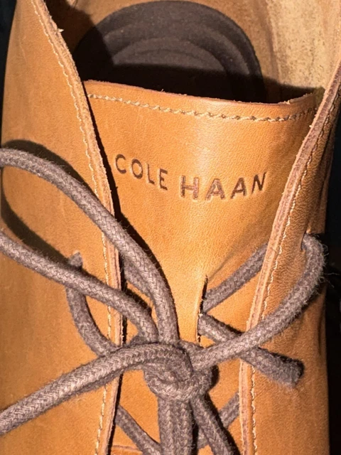 COLE HAAN MENS 2.Zerogrand Chukka Boots British Tan Java Sz 13 £80.72 ...