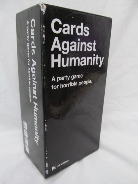 CARDS AGAINST HUMANITY Game UK Edition Complete Party Game For Horrible ...