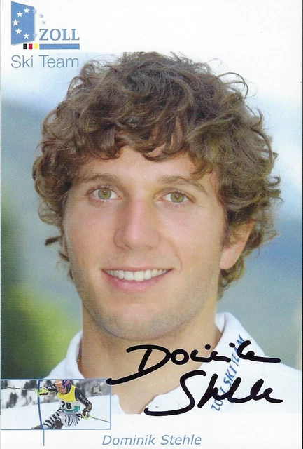 DOMINIK STEHLE - Ski Alpin - Autogrammkarte - original unterschrieben ...