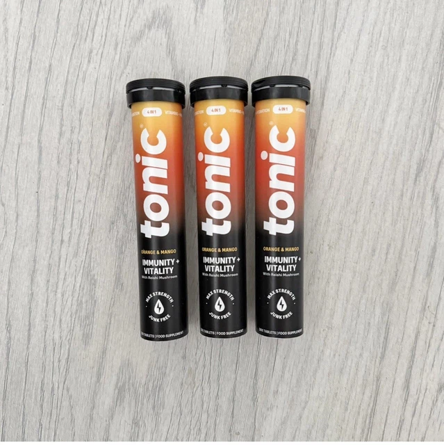 3X TONIC HEALTH Daily Immunity Tablets 4-in-1 £14.00 - PicClick UK