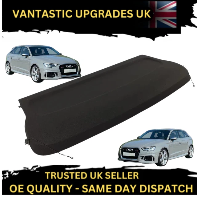 AUDI A3 S3 Rs3 Black Parcel Shelf/Luggage Cover For Sportback 5 Door ...