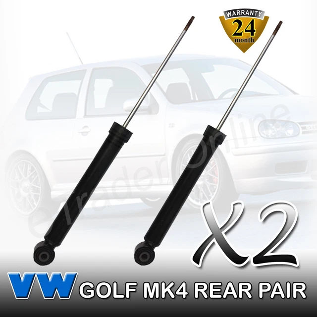 VW GOLF MK4 1.9 TDi DIESEL REAR SHOCK ABSORBERS NEW 1998>2006 X 2 ...