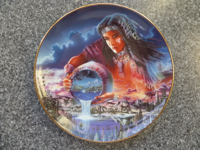 DAVID PENFOUND PLATE "The Waters of Life" Royal Doulton Franklin Mint £ ...