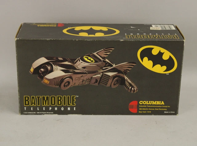 VINTAGE 1990 COLUMBIA DC Comics Batman Batmobile Telephone Phone w ...