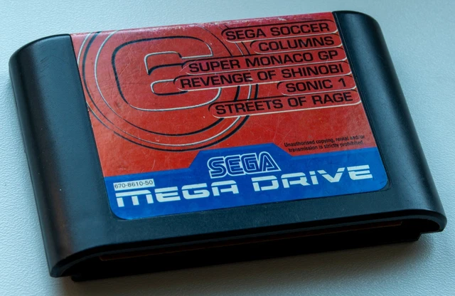 VERY RARE & Fully Working Mega 6 Sega Mega Drive Six Games Cartridge £ ...