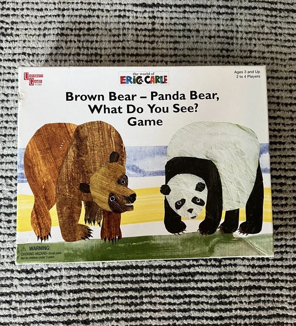 ERIC CARLE GAME “Brown Bear-Panda Bear What Do You See? Age 3+ Complete ...