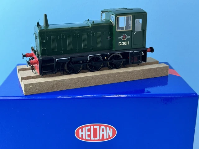 HELJAN 'O' GAUGE Class 03 Br Green D2011 Conical Exhaust Diesel Loco ...