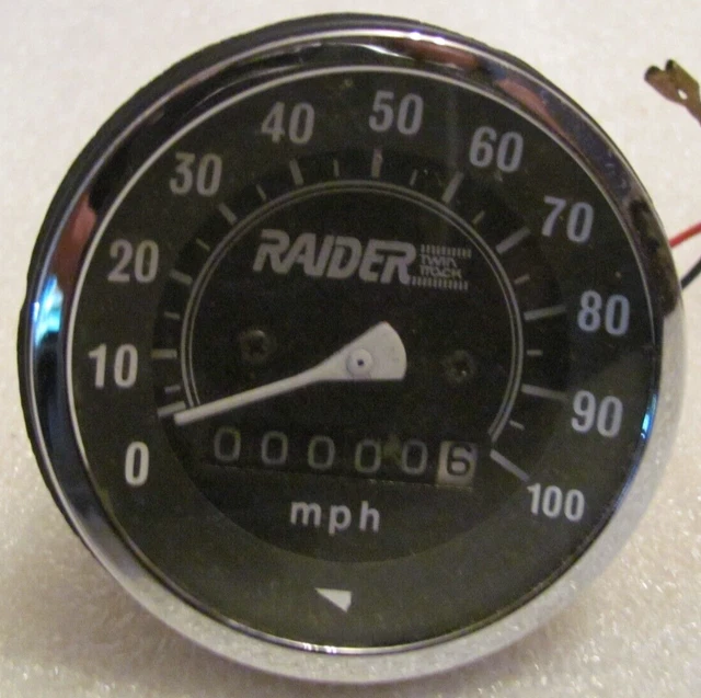 1970'S RAIDER SNOWMOBILE SPEEDOMETER GAUGE NOS UNUSED GENUINE ORIGNAL ...