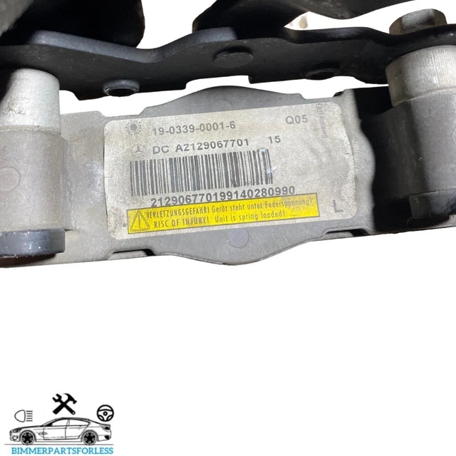MERCEDES E CLASS Bonnet Hinge Actuator Right Left A2129067701 W212 ...