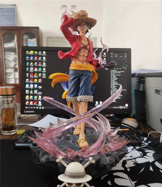 MONKEY D LUFFY Resin Statue HB Studio Model One Piece Led lights 41cm £ ...