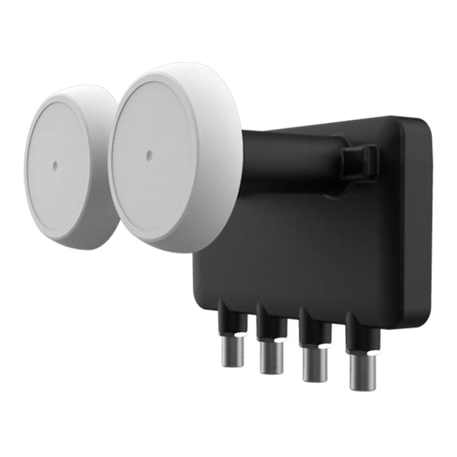 INVERTO MONO QUAD Monoblock 6° LNB UHD 4K, for 80cm Dish 13°E & 19.2°E ...