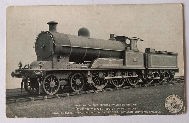 LONDON & NORTH Western Railway "Experiment" Built 1905 Postcard c.1900 ...