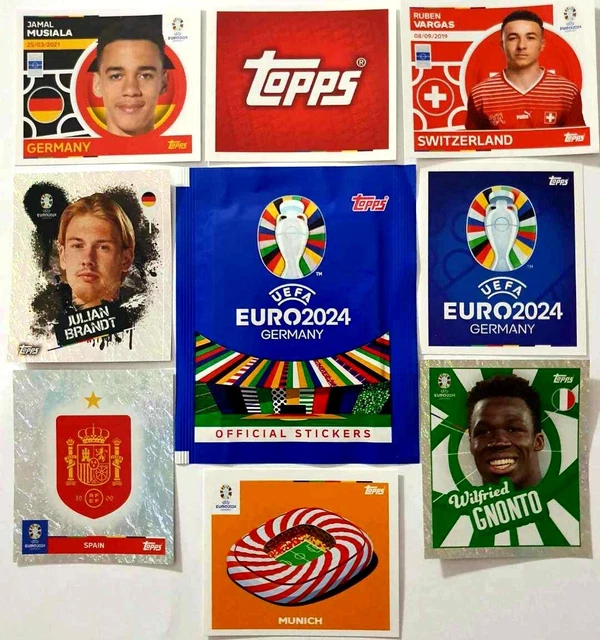 TOPPS UEFA EURO 2024 EM Germany alle Sticker zum aussuchen MULTI-RABATT ...