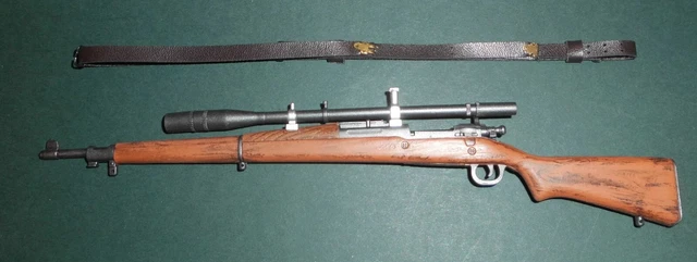 1/6TH SCALE WW2 US Springfield M1903 Sniper Rifle - for 12" Dragon etc ...