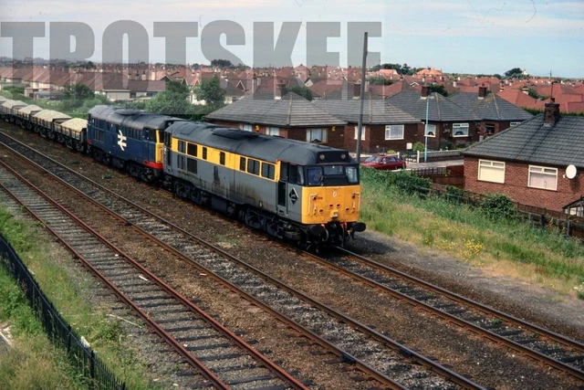 35MM SLIDE BR British Rail Diesel Loco Class 31 31206 Prestatyn 1992 ...