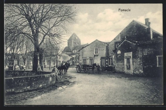 CPA POMACLE, VUE générale 1916 EUR 7,00 - PicClick FR