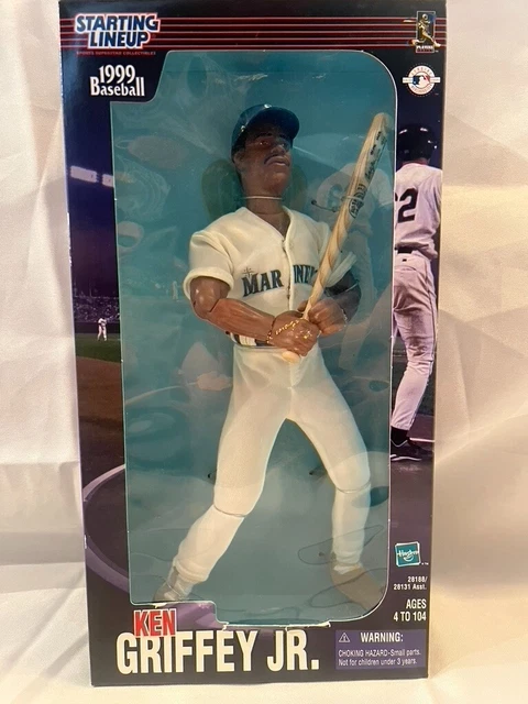 KEN GRIFFEY JR 12 Inch Poseable Figure Starting Lineup 1999 Seattle ...