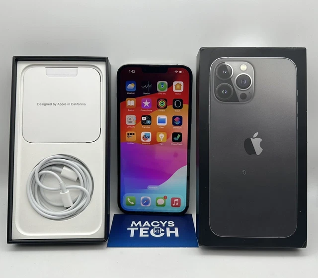 APPLE IPHONE 13 PRO MAX 256GB GRAPHITE UNLOCKED **GOOD CONDITION ...