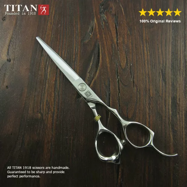 6& TITAN PROFESSIONAL Hair Cutting Scissors - High End Barber Scissors ...