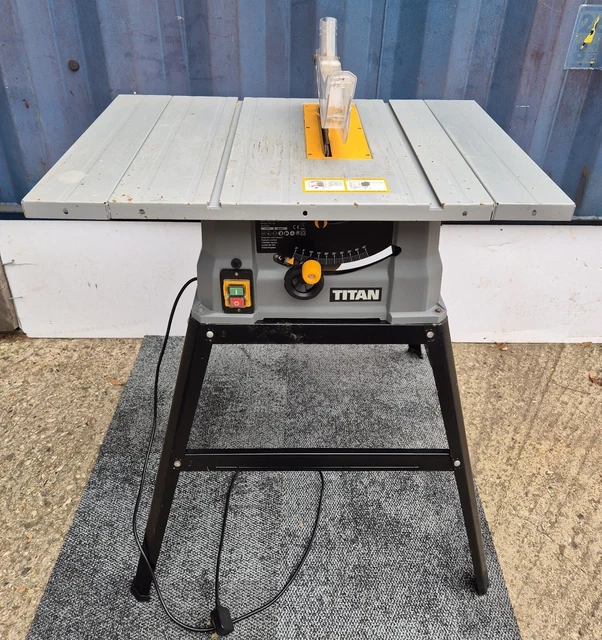 TITAN 1500W TABLE Saw Model TTB763TAS Extra Wide Table on Stand £85.00 ...
