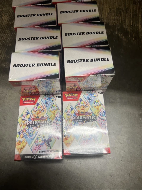 IN HAND POKEMON Prismatic Evolutions Booster Bundle =10 Booster Bundles ...
