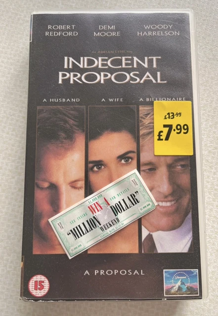 INDECENT PROPOSAL (VHS/SUR, 2000) £1.75 - PicClick UK
