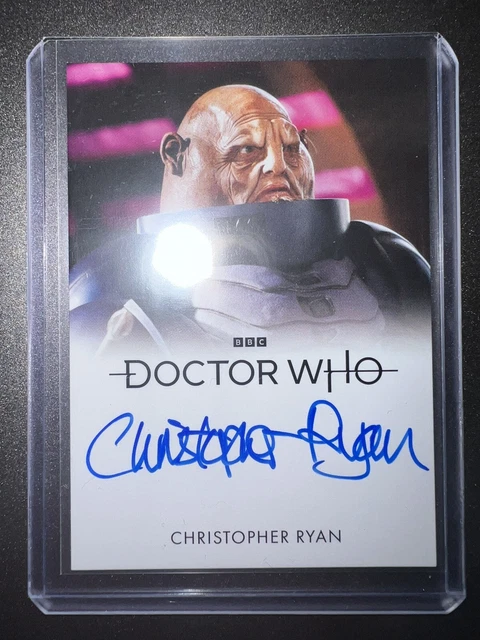 DOCTOR WHO CARD Series 1-4 Christopher Ryan as General Staal Autograph ...