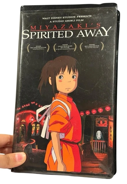 SPIRITED AWAY STUDIO Ghibli VHS Disney Presents 2001 Clamshell Miyazaki ...
