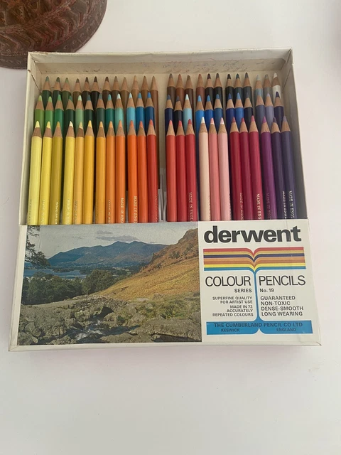 DERWENT VINTAGE 72 Count Colour Pencils Series No.19 $200.00 - PicClick AU