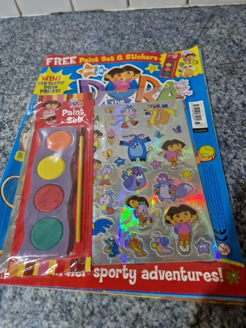 DORA THE EXPLORER Magazine Issue 37 NICK JR With Gift Paint Set ...