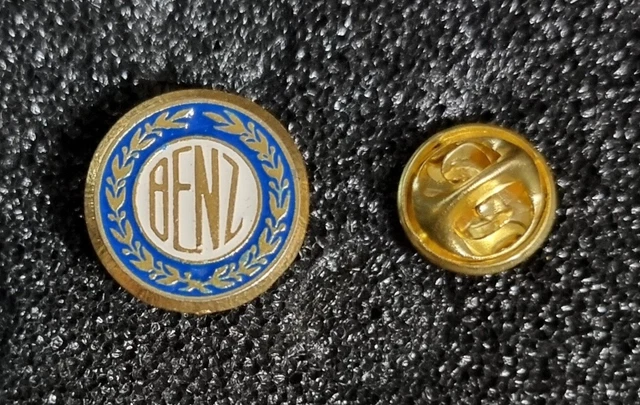 BENZ PIN LOGO Golden Varnished - Dimensions 17mm $12.41 - PicClick CA